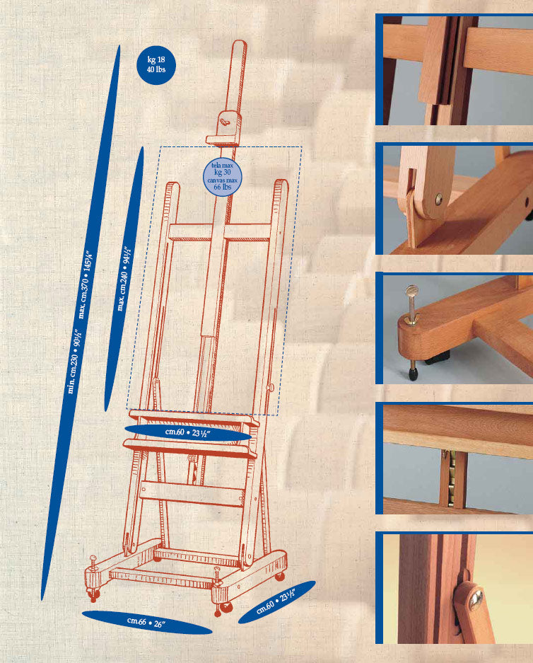 MABEF M/18 (M18) Artists Studio Easel Convertible – Artlova